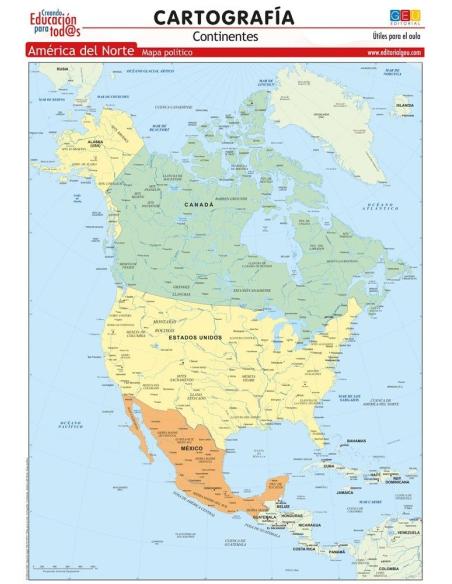Mapa Norte Americano Mapa De América Del Norte En 2028
